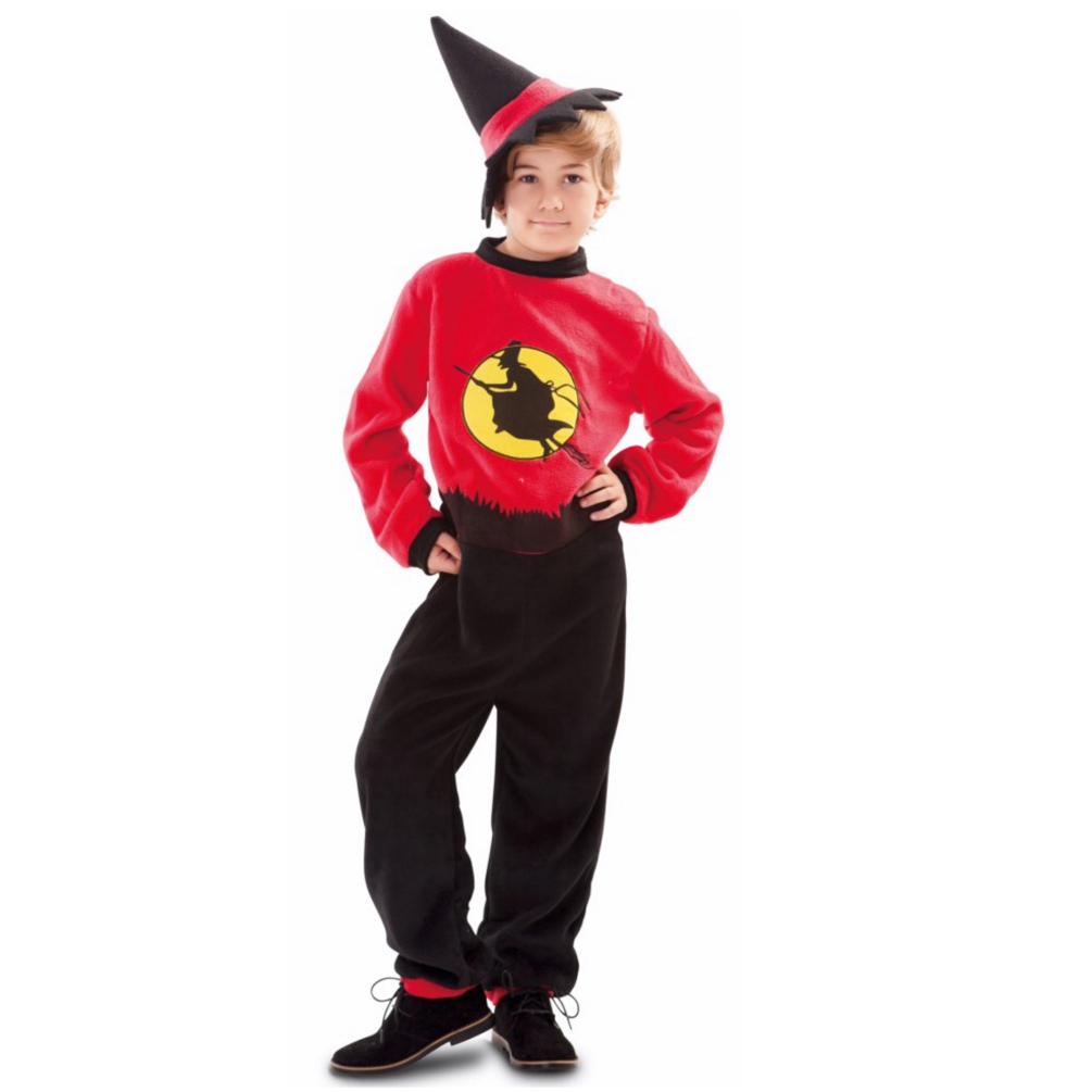Halloween Kostüm Hexe inkl. Hexenhut für Kinder