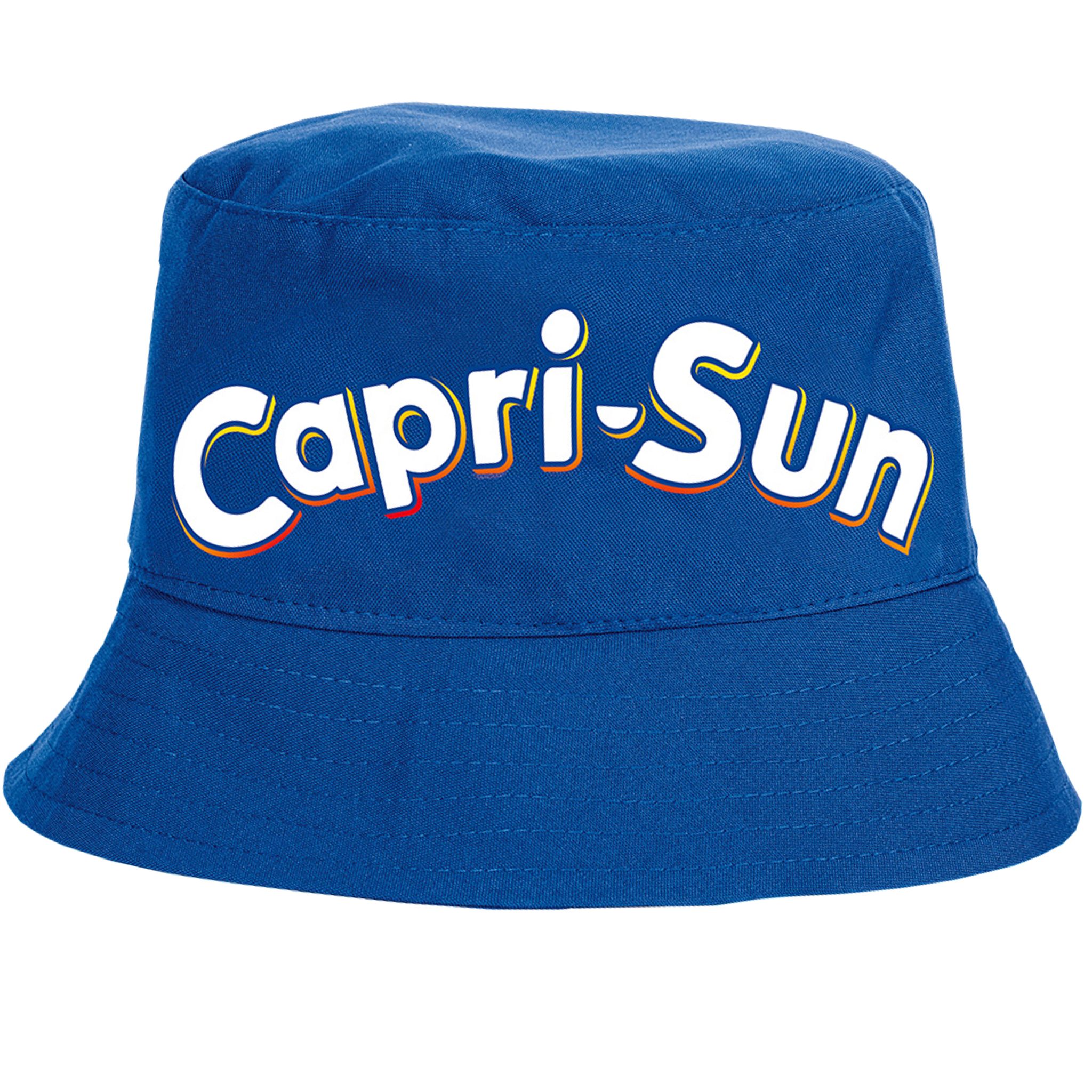 Capri Sun Fischerhut Blau KW 60 cm Lizenz-Hut für Erwachsene